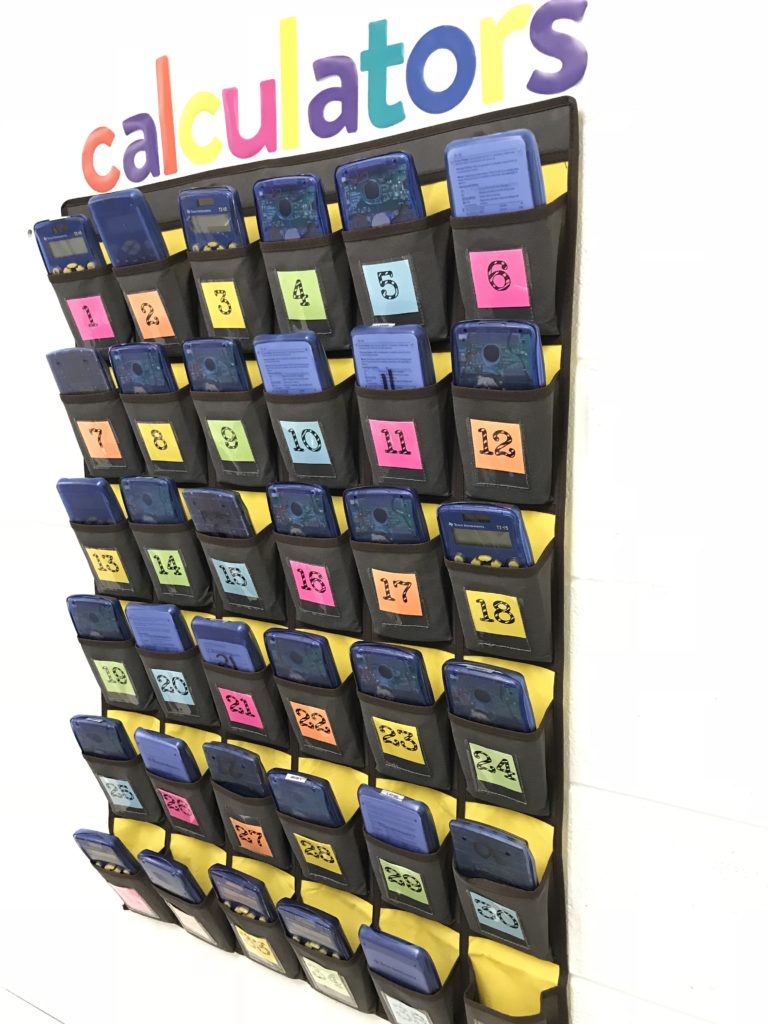 How to Manage Your Calculators - 8th Grade Math Teacher