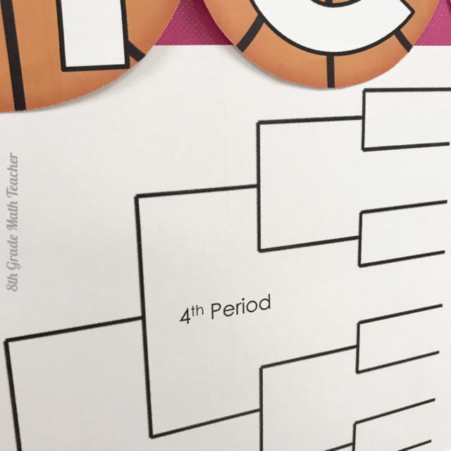 March Mathness - Math Class Basketball Tournament Game