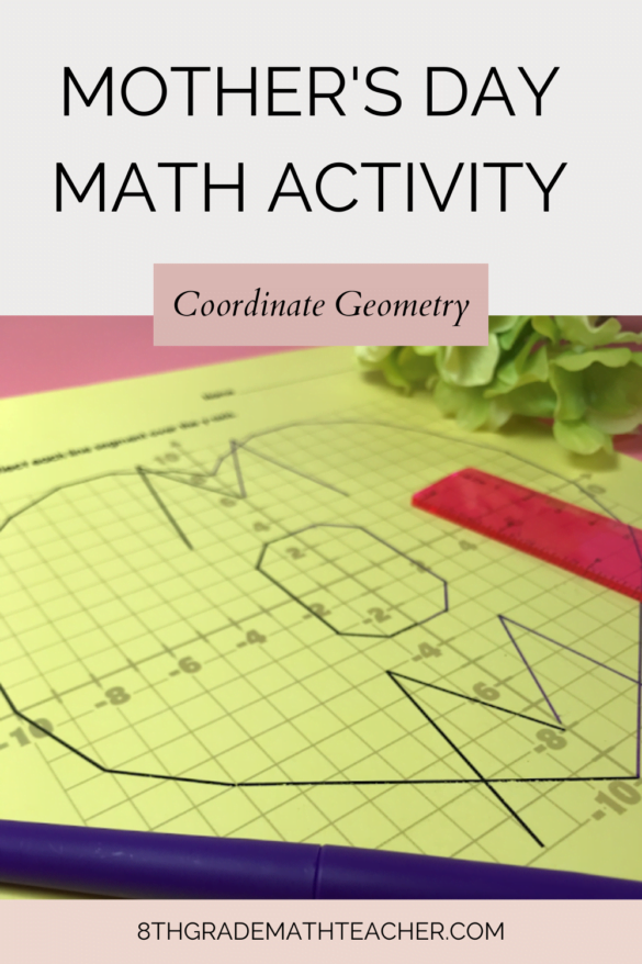 Mother's Day Math Activity for Middle School: Creating A Heartfelt ...